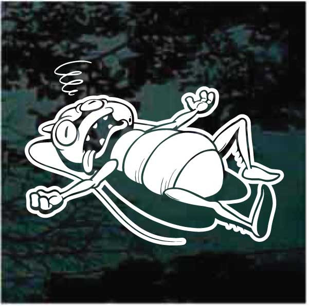 Dead Cockroach Decals & Car Window Stickers | Decal Junky
