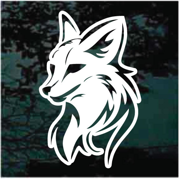 Fox Tattoo Car Window Decals Personalized | Decal Junky