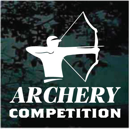 Archery Competition Car Decals & Window Stickers | Decal Junky