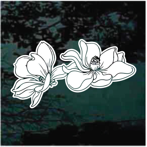 Magnolia Flower Decals - Decal Junky