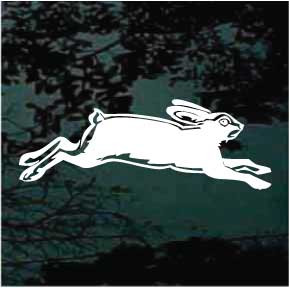 Running Rabbit Car Decals & Window Stickers | Decal Junky