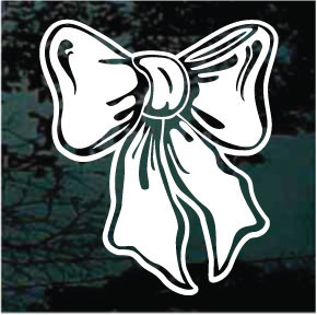 Bow Decal & Window Sticker Design 01