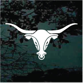 Longhorn Skull Decals & Car Window Stickers | Decal Junky