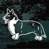 Cardigan Corgi Car Decals & Window Stickers | Decal Junky