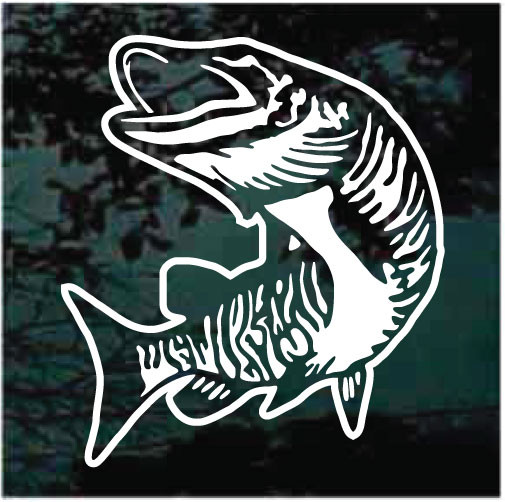Muskie Fish Car Decals & Window Stickers | Decal Junky