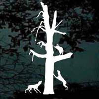 Coonhounds Coon Hunting Car Window Decals | Decal Junky