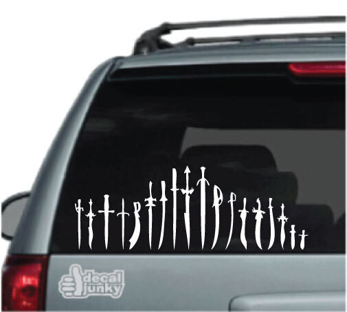 Sword Family Car Decals & Stickers for Cars Trucks & Windows