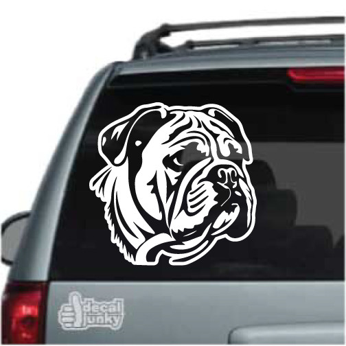 English Bulldog Decals Stickers for Cars Trucks Windows