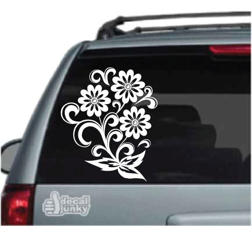 Flower Decals & Stickers for Cars, Trucks, and Windows