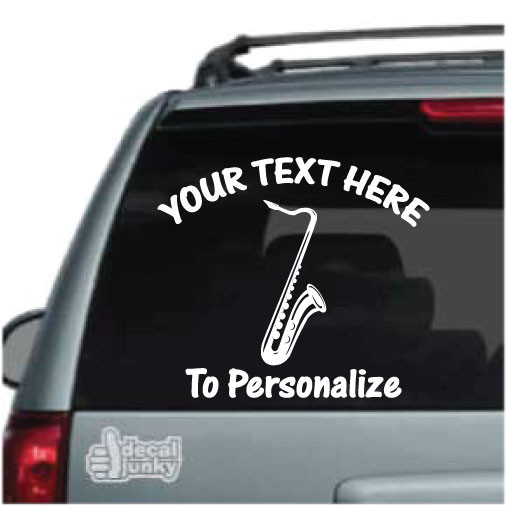 Saxophone Musical Instrument Decals & Stickers | Decal Junky
