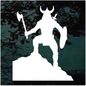 Viking Silhouette Decals & Stickers for Cars, Trucks, and Windows