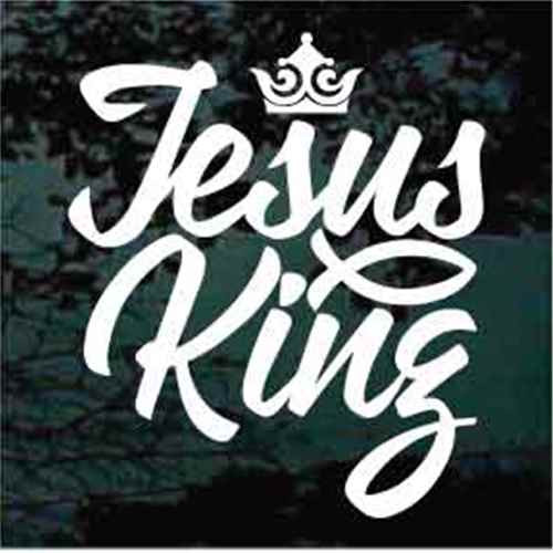 Jesus King Decals & Stickers for Cars, Trucks, and Windows
