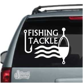 Fishing Tackle Sign Decals & Window Stickers | Decal Junky