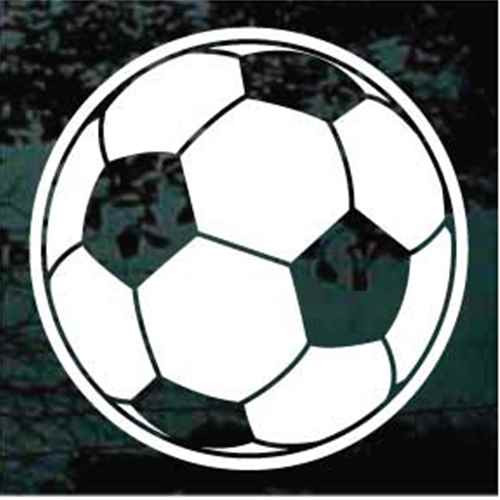 Standard Soccer Ball Decals & Car Window Stickers | Decal Junky