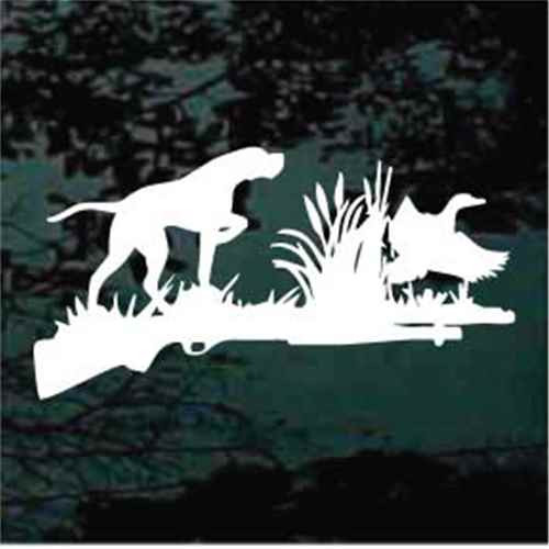 Dog Hunting Duck Decals Stickers for Cars Trucks Windows