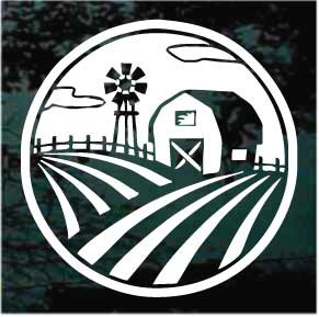 Farm Scene Decals & Stickers for Cars, Trucks, and Windows