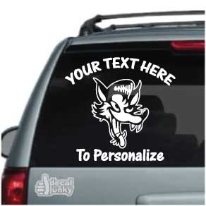 Wolf Graphic Cartoon Decals Stickers for Cars Trucks Windows