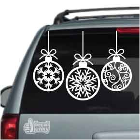 Christmas Ornaments Decoration Decals Stickers for Cars Trucks Windows