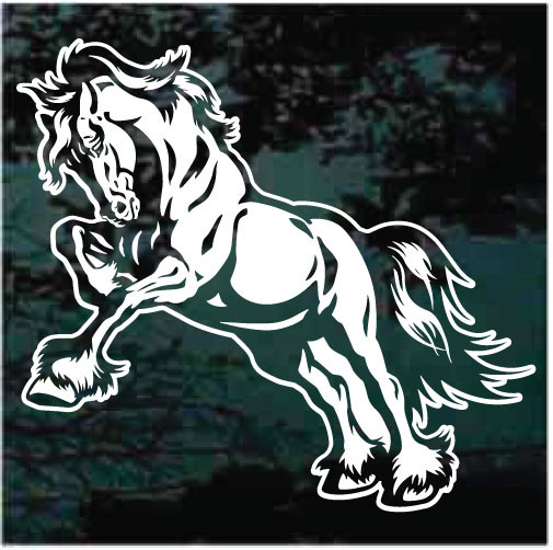 Buff Horse Decals Custom Vinyl Stickers | Decal Junky Stick Em' Up!