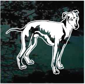 Whippet Stance Car Window Decals & Stickers | Decal Junky