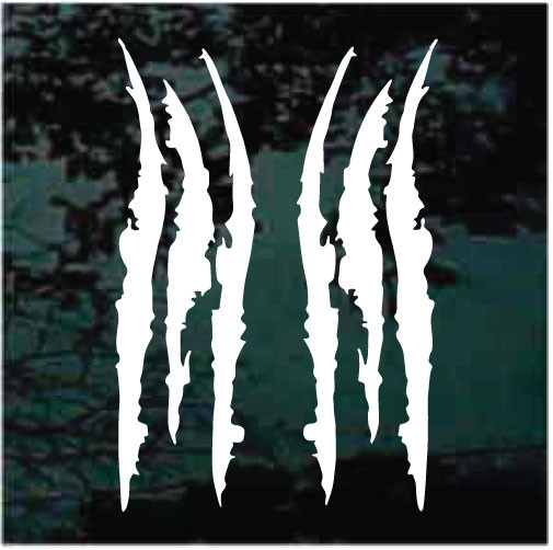 Claw Scar Headlight Decals Stickers for Cars Trucks Windows