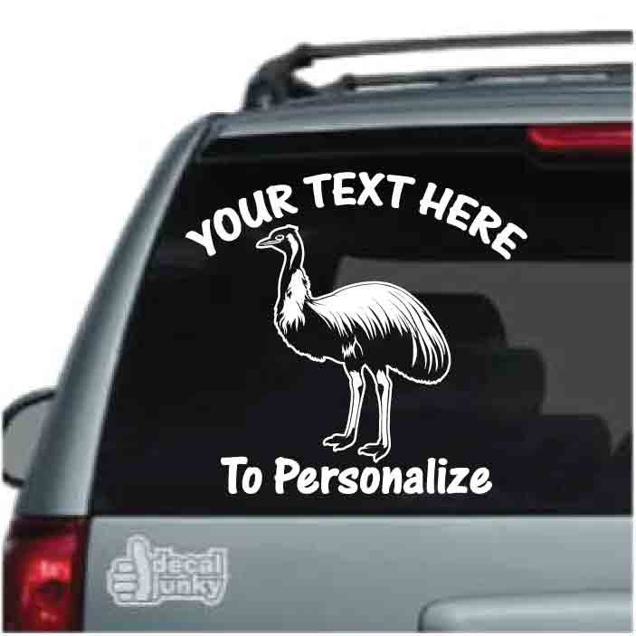 Ostrich Decals & Car Window Stickers Customized | Decal Junky