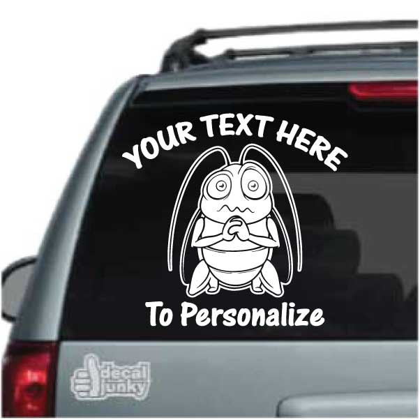 Cockroach Cartoon Decals & Car Window Stickers | Decal Junky