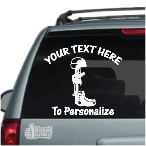 Soldier M16 Side View Car Decals & Stickers| Decal Junky