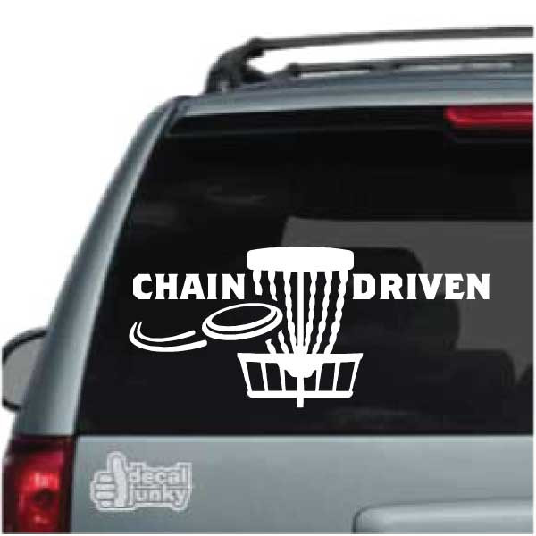 Chain Driven Disc Golf Car Decals & Window Stickers | Decal Junky