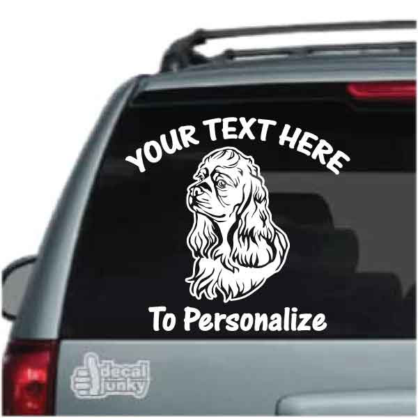 Beautiful Cocker Spaniel Head Car Decals & Stickers | Decal Junky
