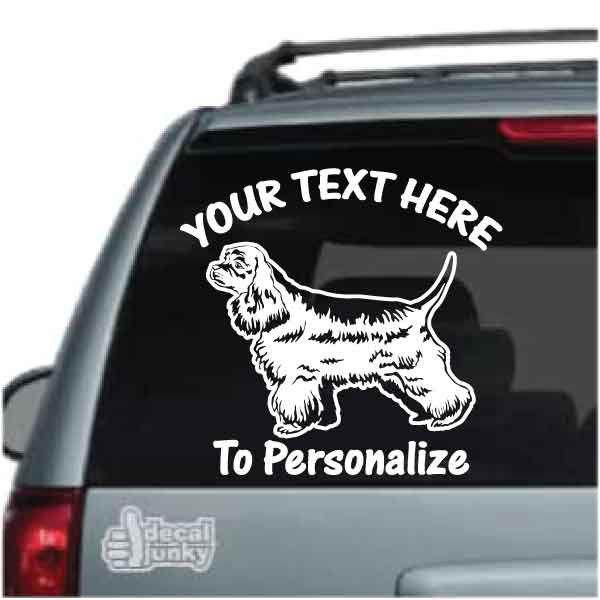 Cocker Spaniel Profile Car Decals & Window Stickers | Decal Junky