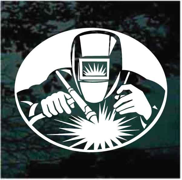 Oval Welding Decals Stickers for Cars Trucks Windows