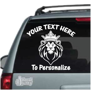 King Lion Car Decals & Window Stickers Customized | Decal Junky