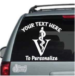 Veterinary Symbol Car Window Decals Customized | Decal Junky