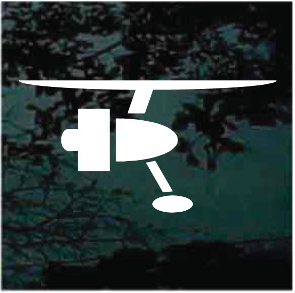 Drone Icon Car Decals & Window Stickers | Decal Junky
