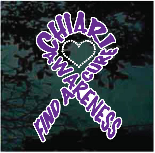 Chiari Awareness Ribbon Decals & Stickers | Decal Junky