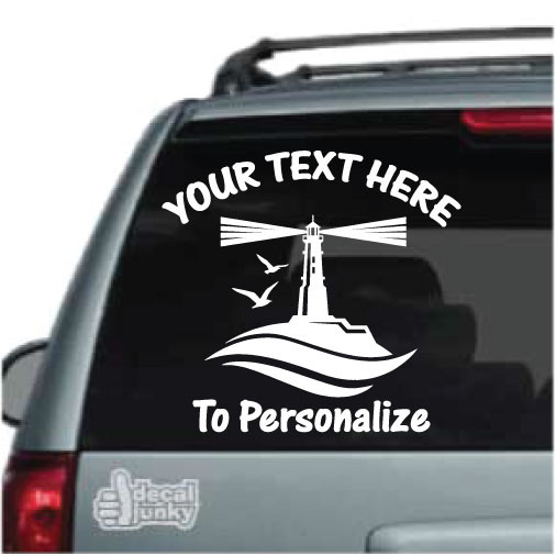 Lighthouse Logo Car Decals & Window Stickers | Decal Junky