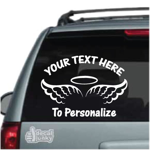 Heavenly Angel Wings Car Decals & Window Stickers | Decal Junky