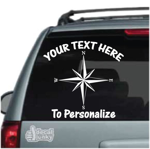 Wind Rose Nautical Compass Decals & Stickers Customized | Decal Junky