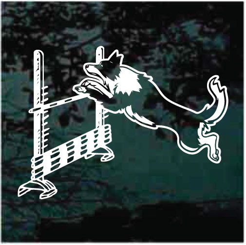 Border Collie Agility Decals & Stickers | Decal Junky