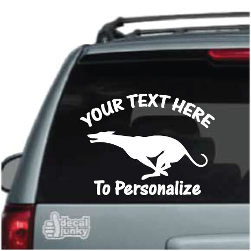 Running Greyhound Decals & Stickers | Decal Junky