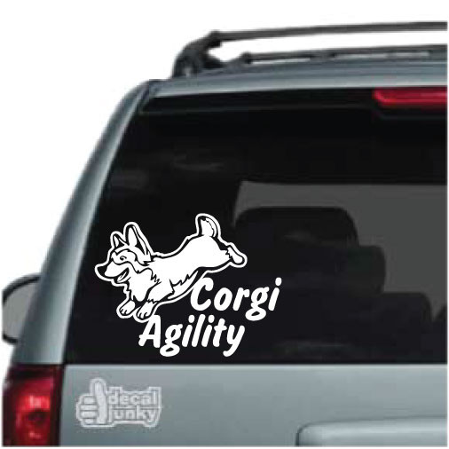 Corgi Agility Car Decals & Window Stickers | Decal Junky