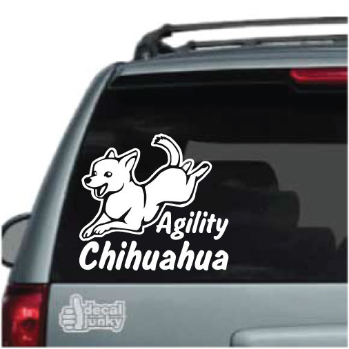 Chihuahua Agility Decals & Stickers | Decal Junky