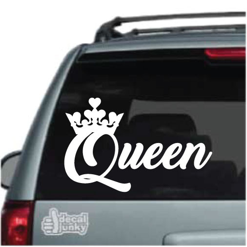 Crowned Queen Decals & Stickers | Decal Junky