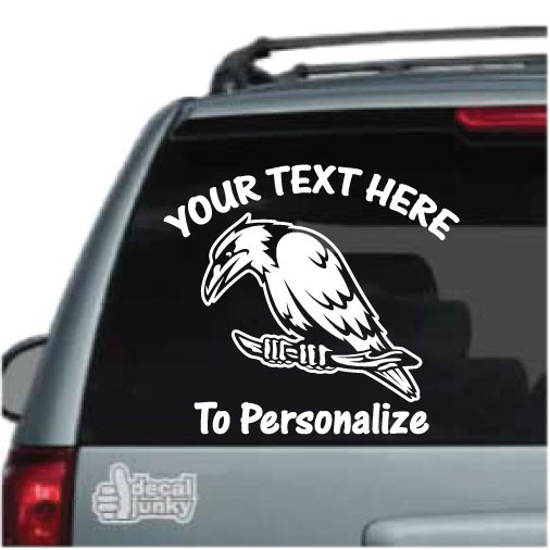 Perched Raven Decals & Stickers | Decal Junky