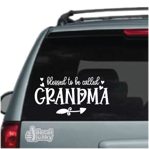 Blessed To Be Called Grandma Decals & Stickers | Decal Junky