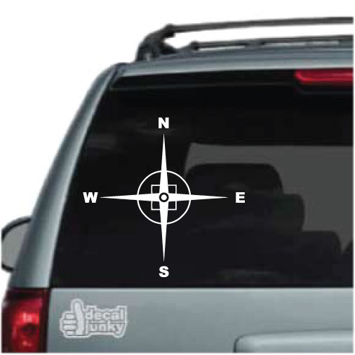 Directional Compass Decals & Stickers | Decal Junky
