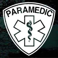 Paramedic Design Decal & Car Window Sticker
