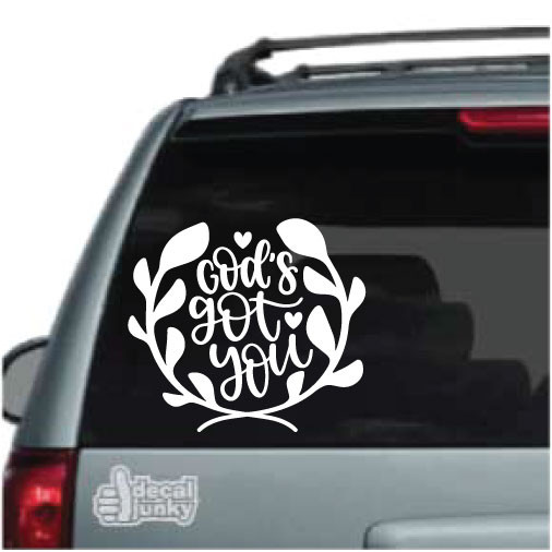 God's Got You Christian Car Decals & Stickers | Decal Junky
