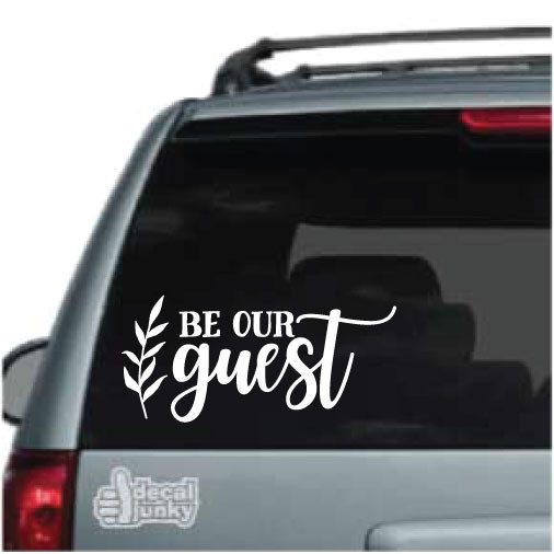 Be Our Guest Decals & Stickers | Decal Junky